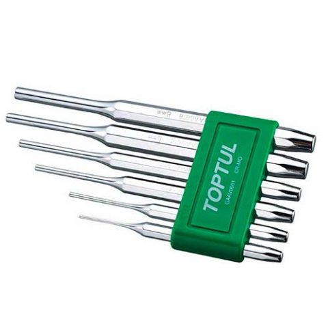 TOPTUL JGO PUNZONES SACA PINES 6PZS - Solarsa